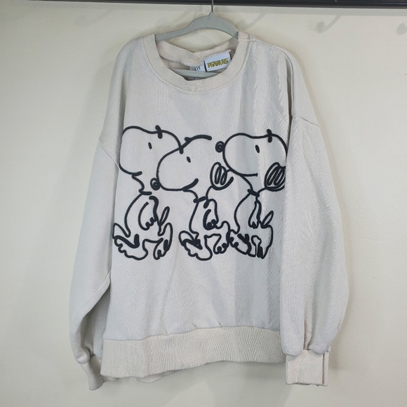 Zara | Shirts & Tops | Zara Snoopy Peanuts Sweatshirt Children | Poshmark